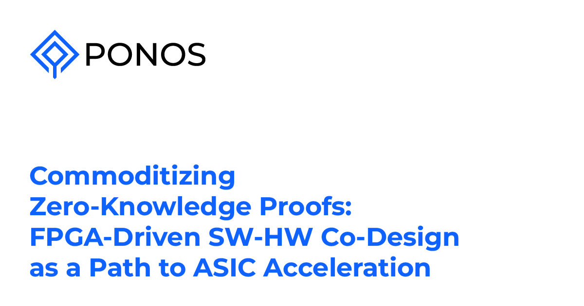Commoditizing Zero-Knowledge Proofs: FPGA-Driven SW-HW Co-Design as a ...